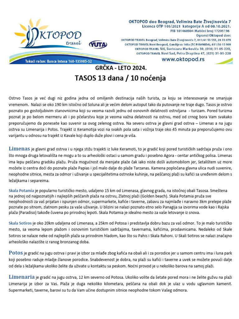 Tasos 2024 | PDF