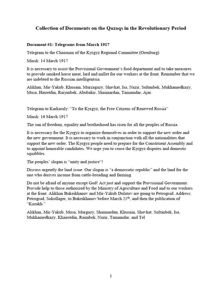 Collection of Documents On The Revolutionary and Civil War Periods ...