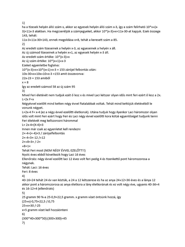 Matek TZ 12.10 | PDF