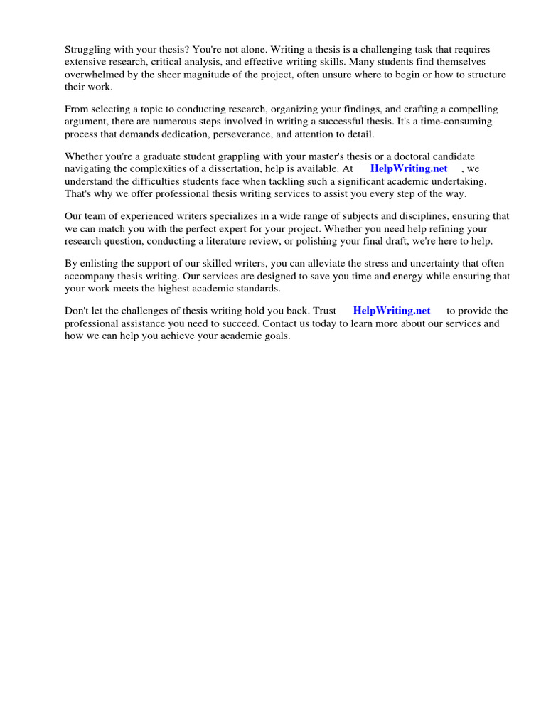 Thesis Tips Writing | Download Free PDF | Thesis | Essays