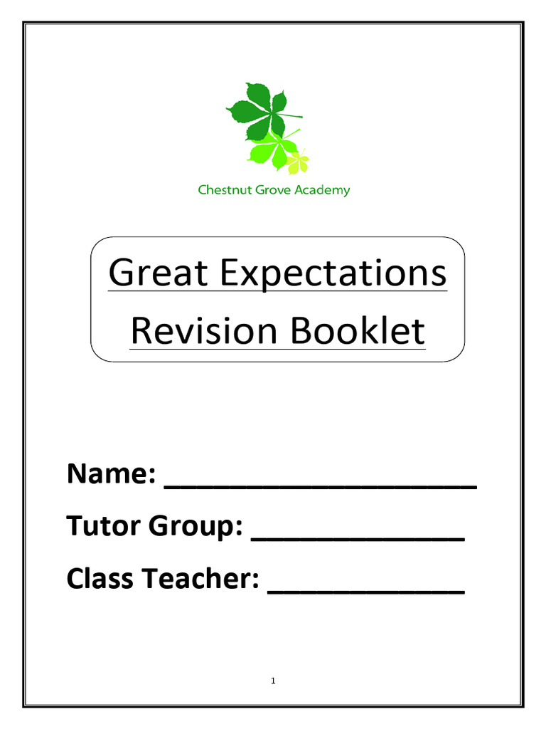 Year 9 English Assessment Guide | PDF | Great Expectations | Estella ...