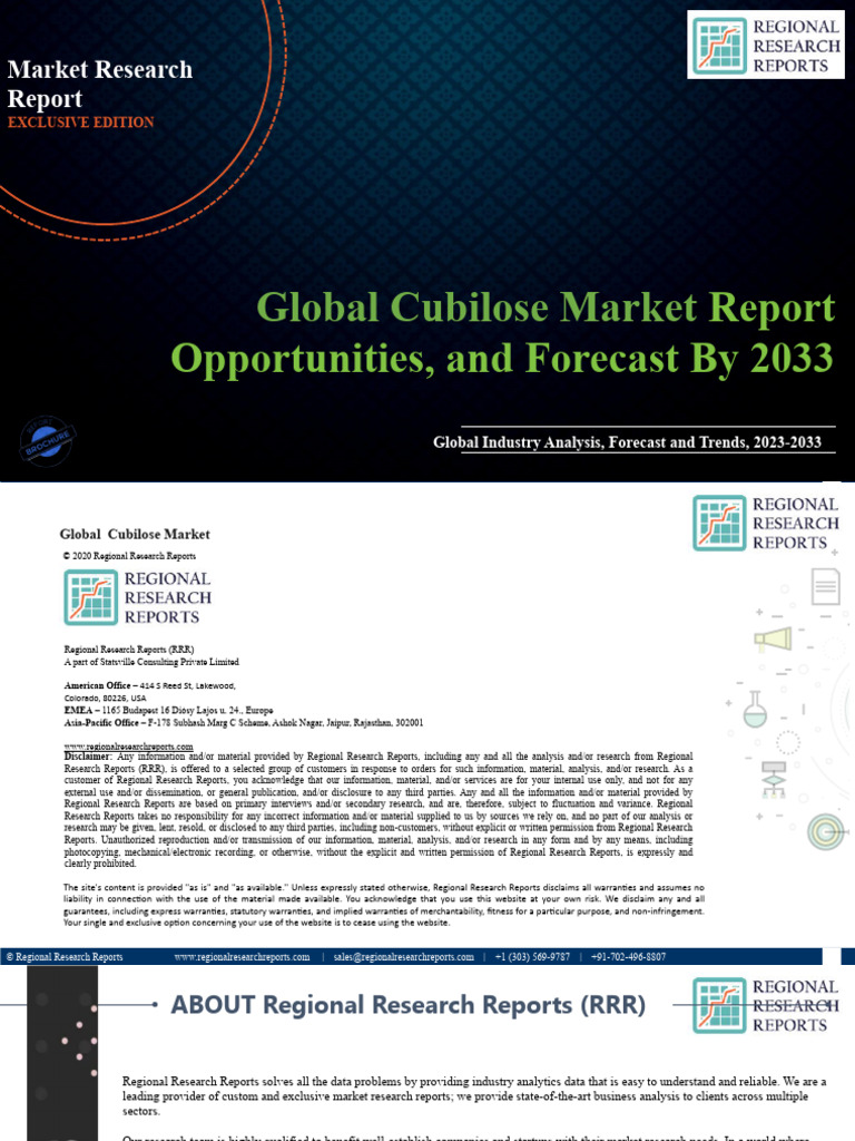 Global Cubilose Market Forecast 2023-2033 | PDF | Marketing Research ...