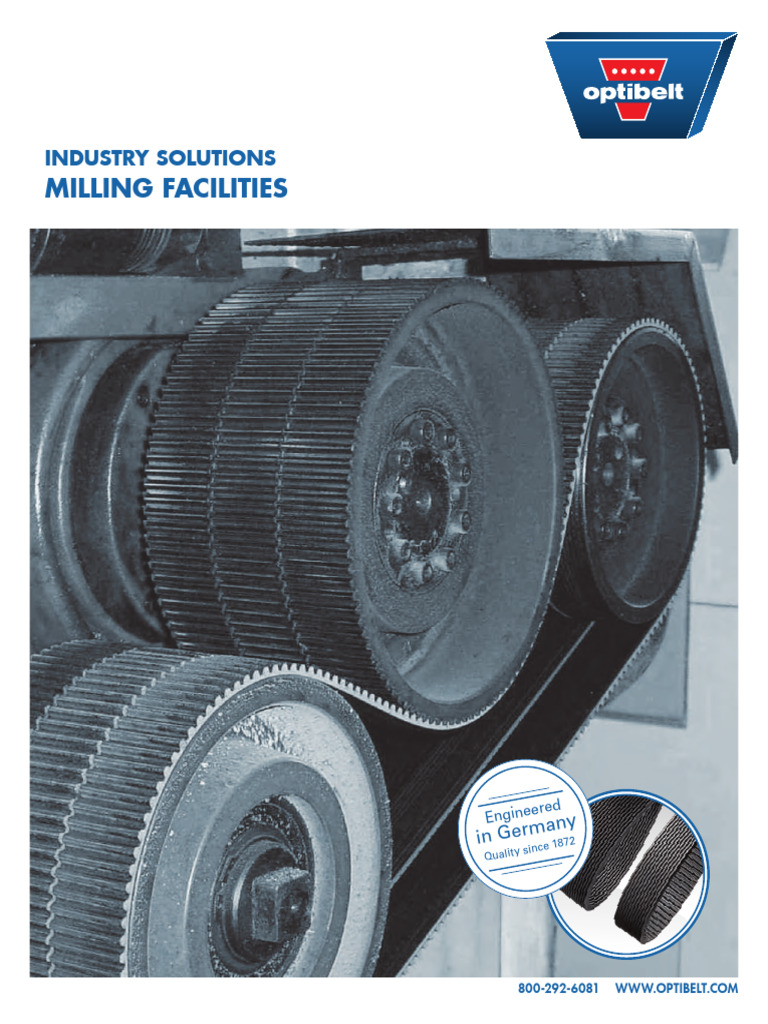 Optibelt OMEGA RB Mill Machine | PDF