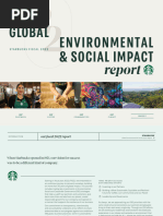 Starbucks Fiscal 2024 Global Impact Report | PDF | Starbucks | Sustainability