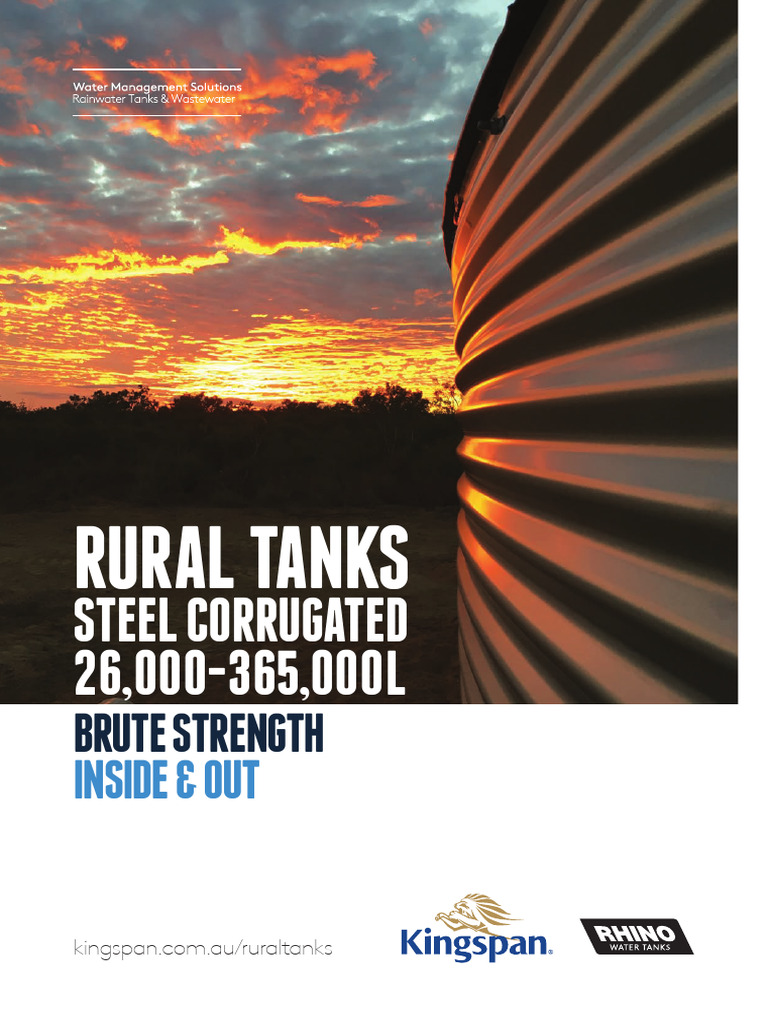 Kingspan Rhino Rural Tanks Brochure 2020 | PDF
