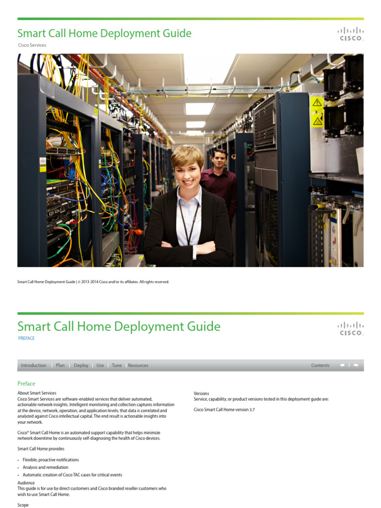Call Home Deployment Guide | PDF