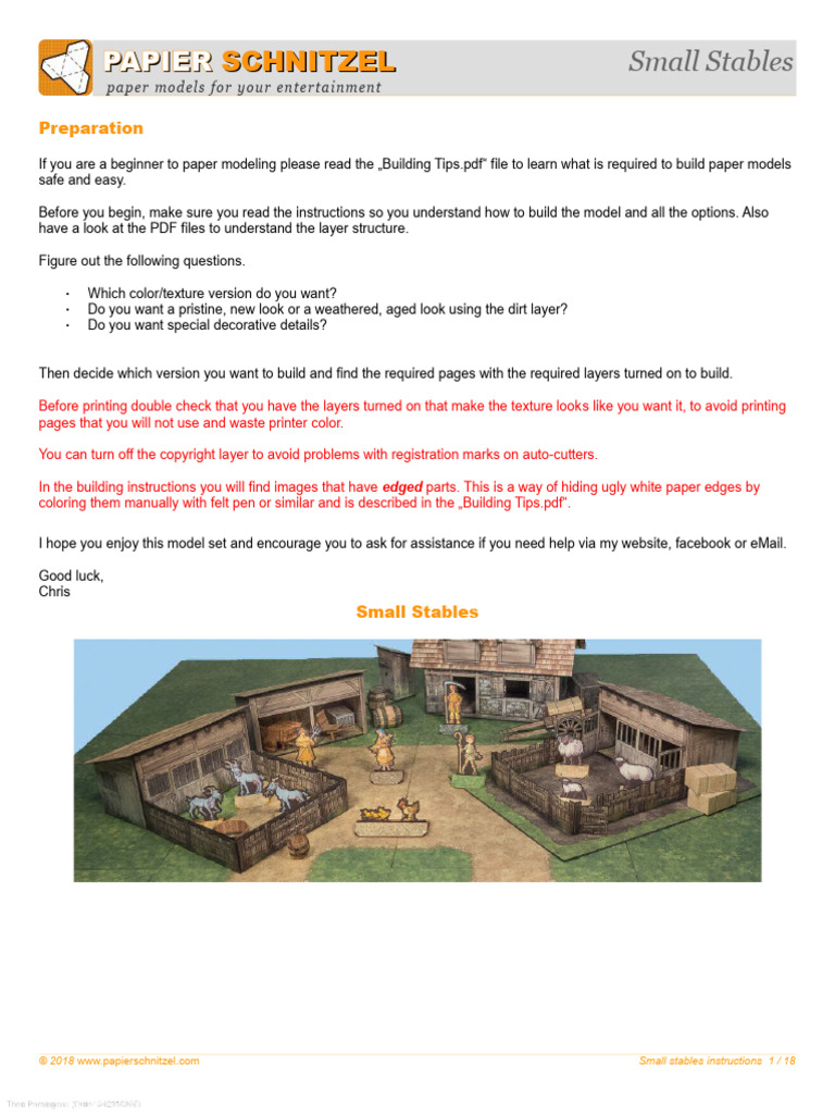 ATF2 Instructions Small Stables | PDF