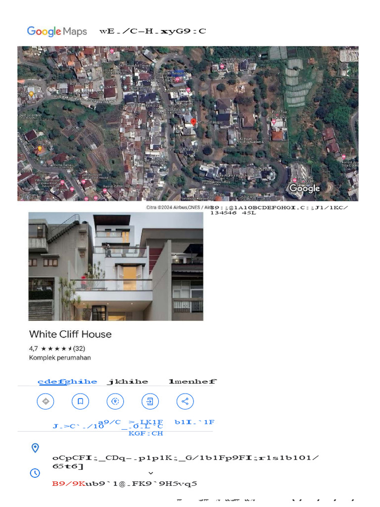 White Cliff House - Google Maps | PDF