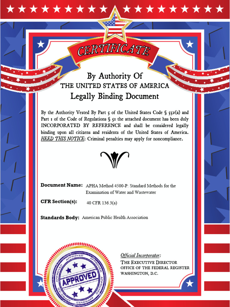 Apha Phosphates Standard Methods White Paper | PDF | Nitric Acid | Acid