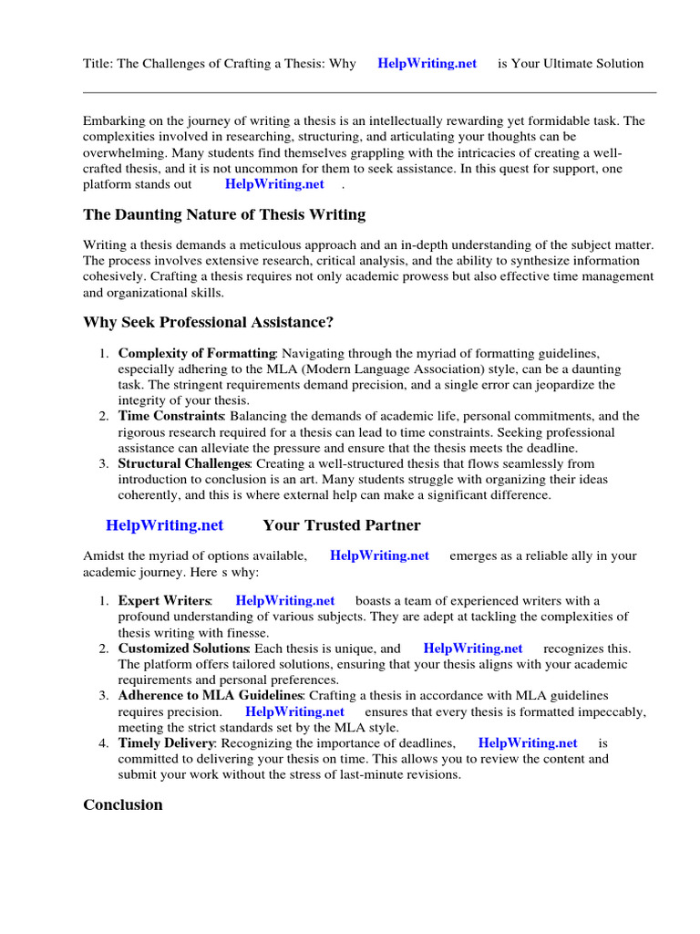 Mla Thesis Template | PDF | Citation | Thesis