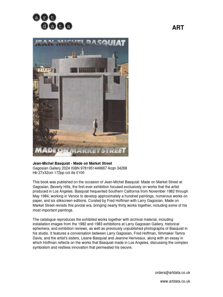 Gagosian Gallery - March 2024 | PDF | The Arts