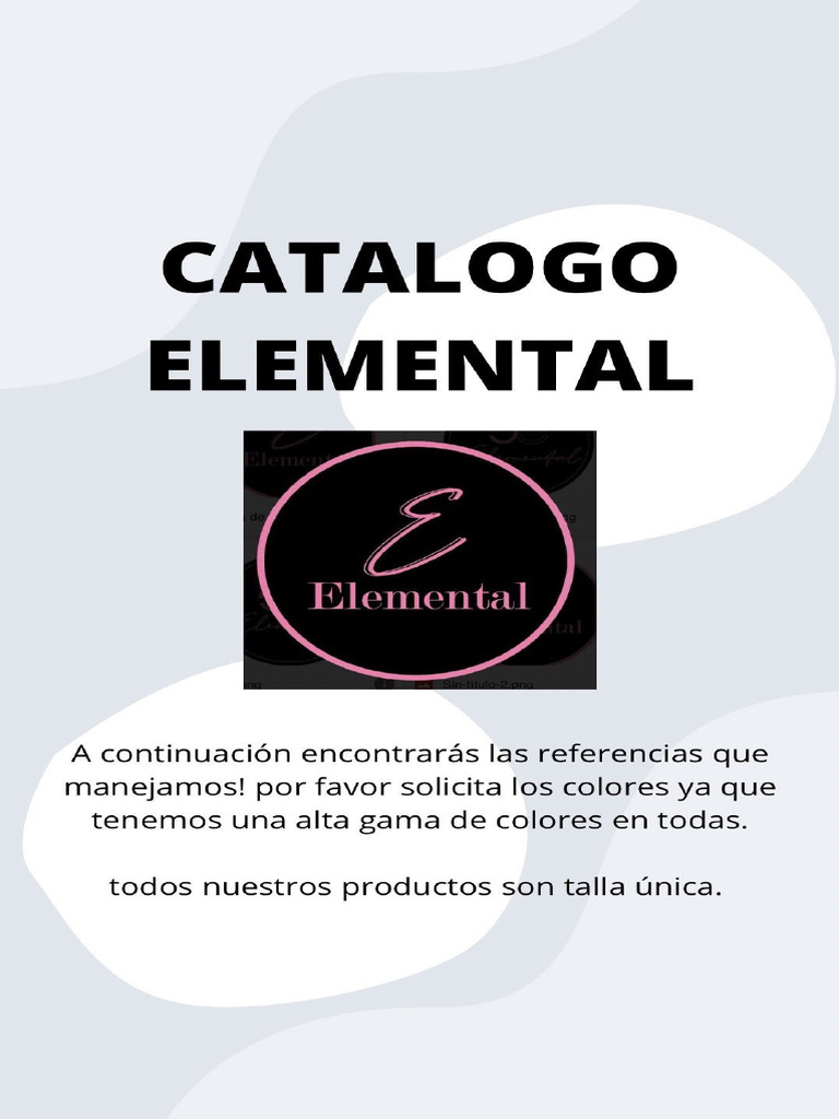 Catálogo Elemental | PDF