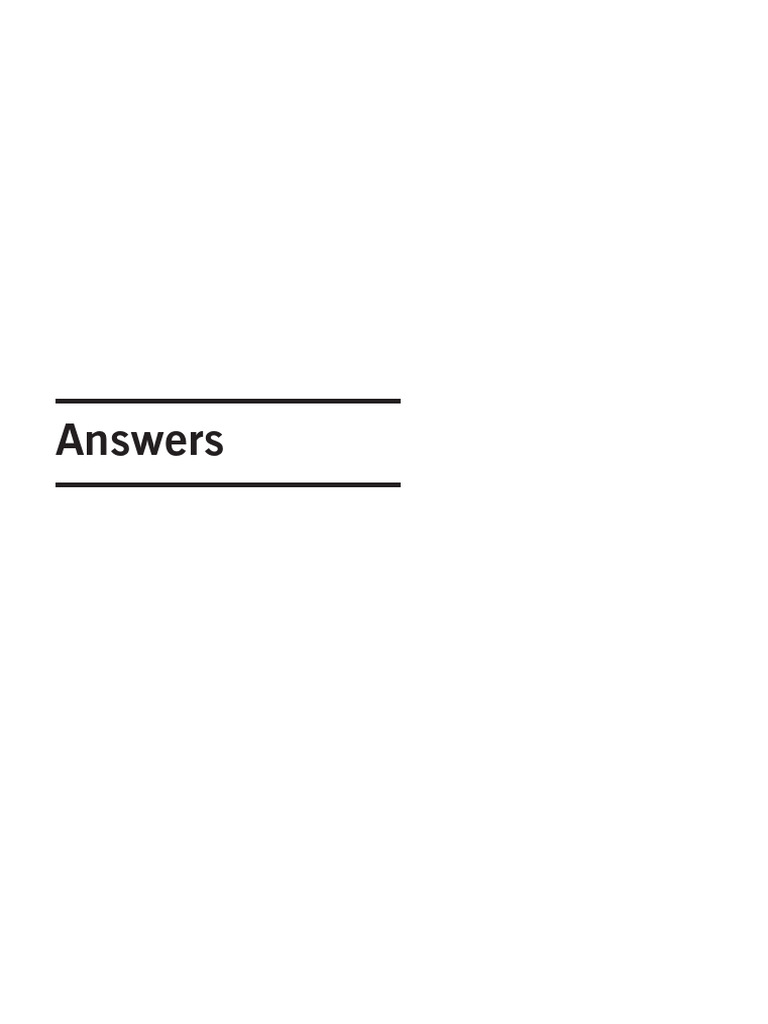 Answers | PDF