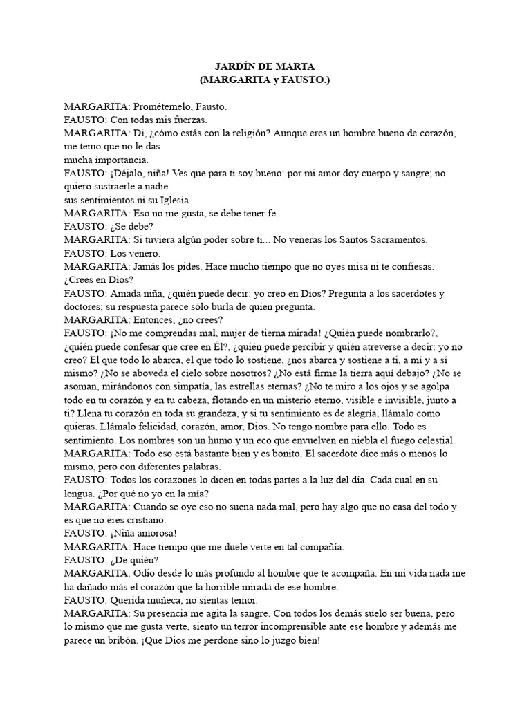 Muestra Fausto | PDF | Amor