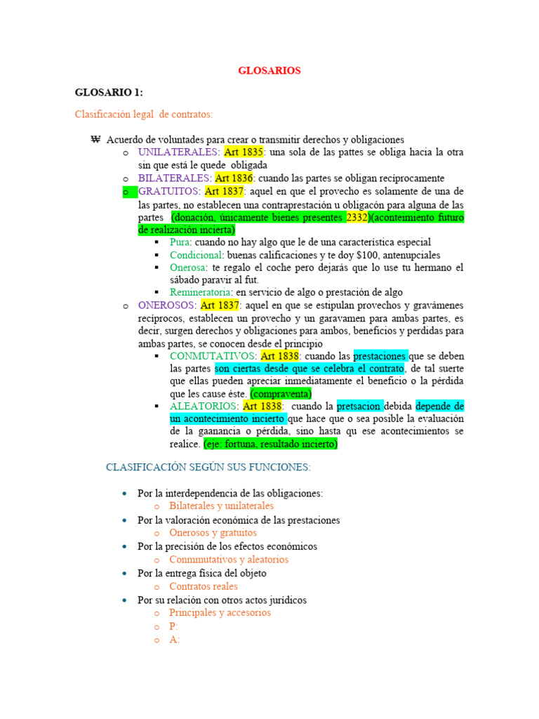 GLOSARIOS | PDF | Pagos | Daños y perjuicios