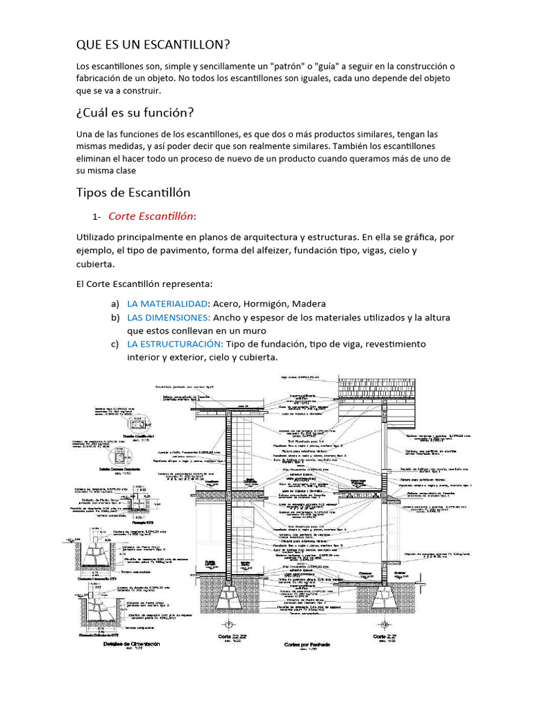 Que Es Un Escantillon | PDF