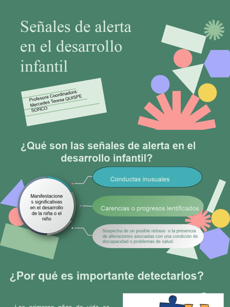 Diapositiva Señales de Alerta | PDF | Evaluación | Aprendizaje