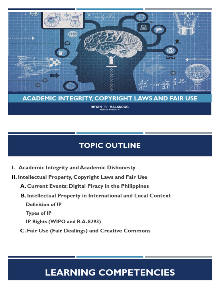 Purposive Communication - Academic Integrity, Intellectual Property 1 ...