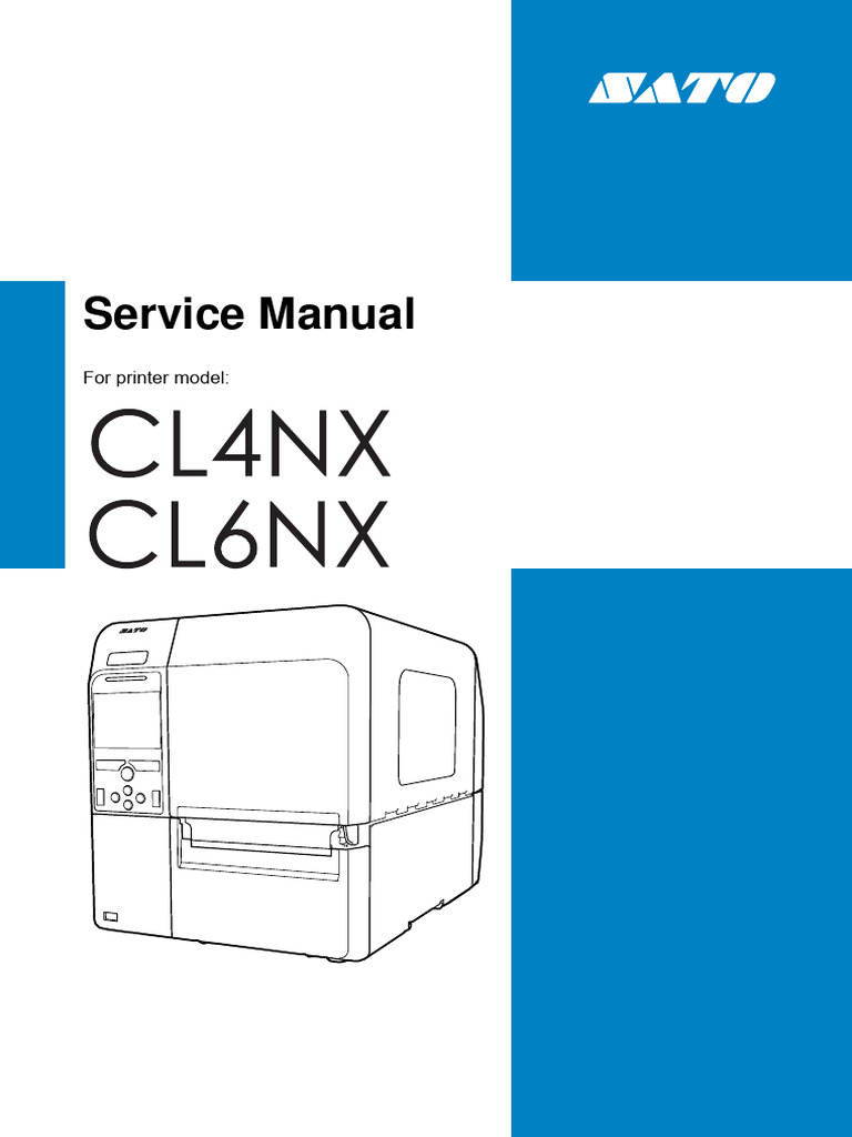 Sato CL4NX CL6NX Service Manual ENG Ver7-3 | PDF | Wi Fi | Radio Frequency Identification