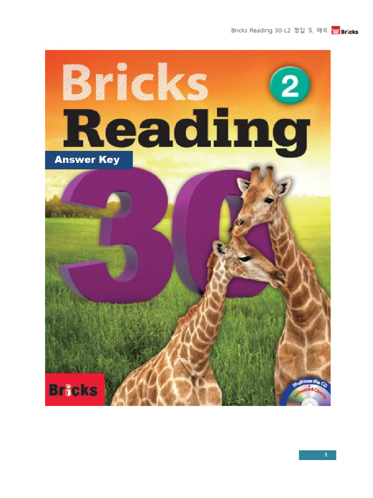 Bricks Reading 30 Level 2 - SB Answer Key | PDF