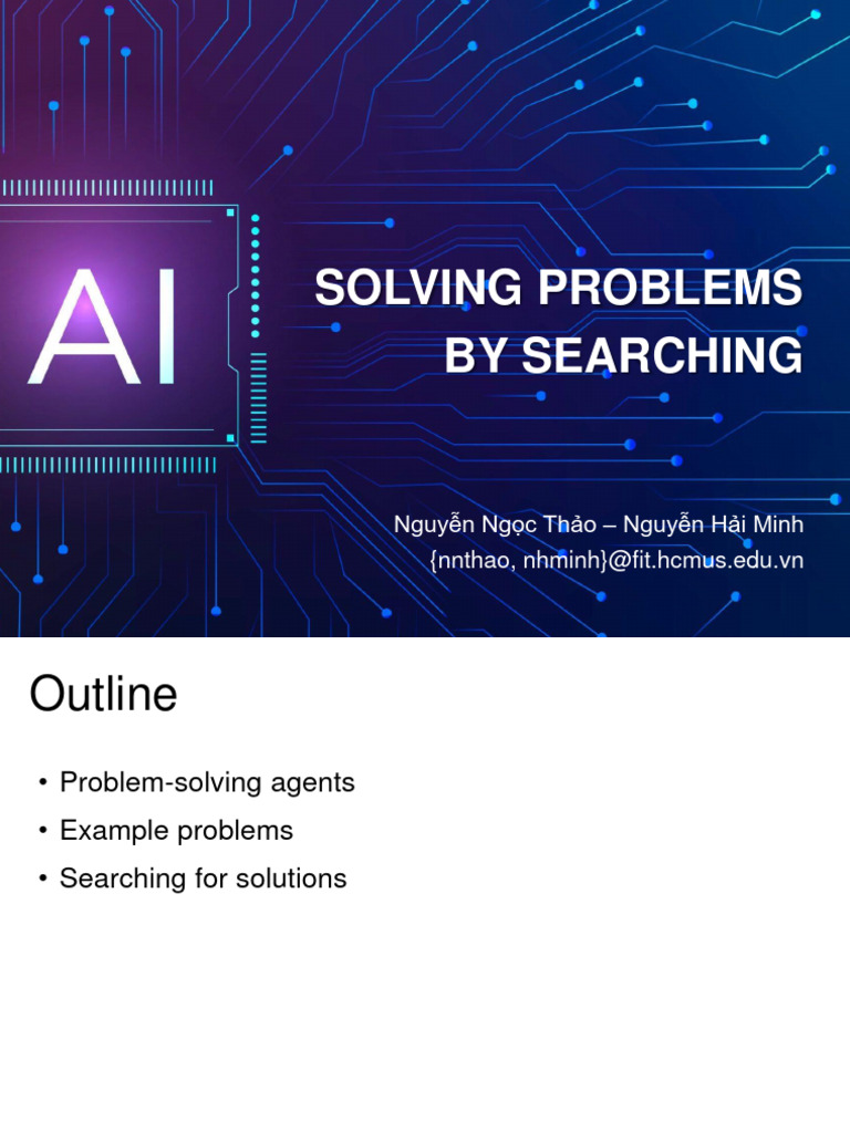 2024 Lecture03 P1 ProblemSolvingBySearching | PDF | Computer Science | Mathematics