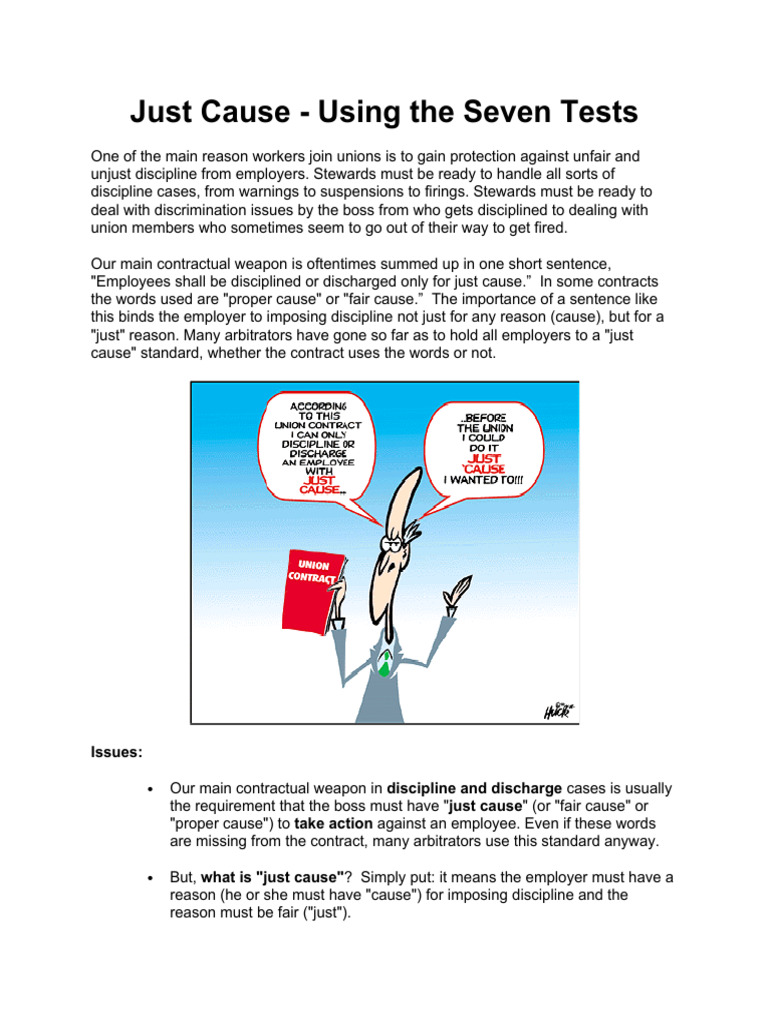 Just Cause | PDF | Employment | Evidence