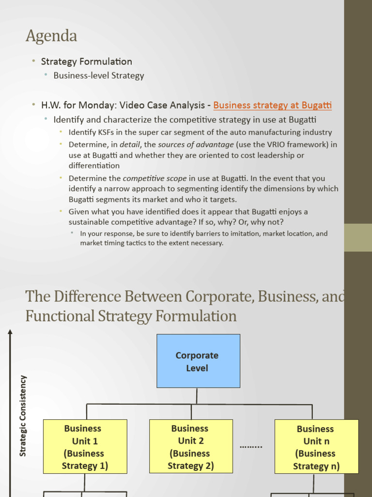 Business Strategy Formulation Insights | PDF | Strategic Management ...