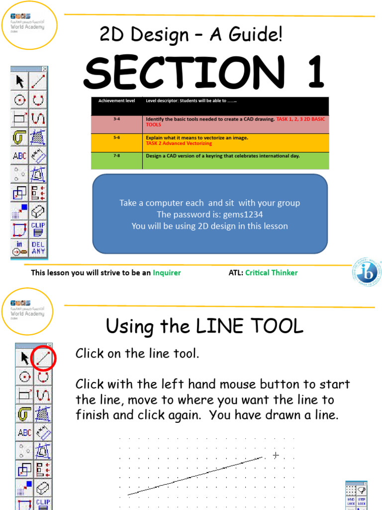 2D Design Tools and Techniques Guide | PDF | Cursor (User Interface ...