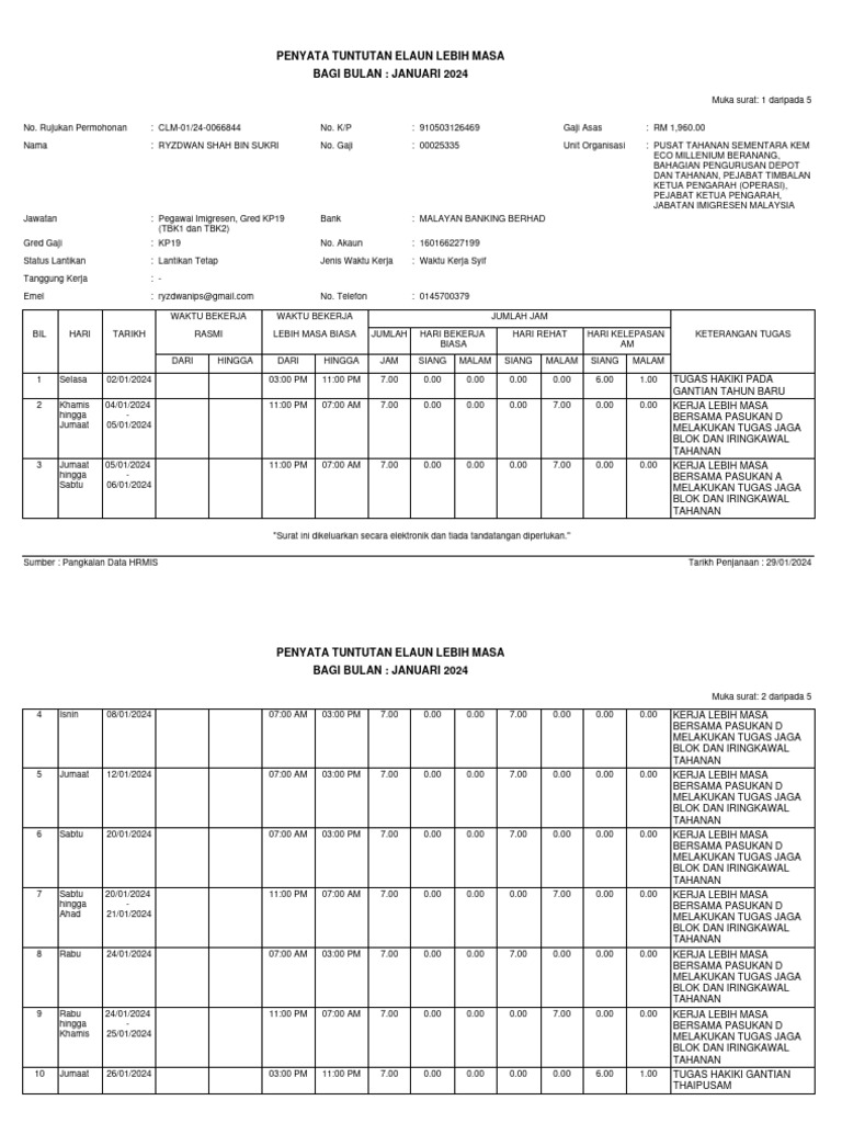 Ovr TM Normal RPT | PDF