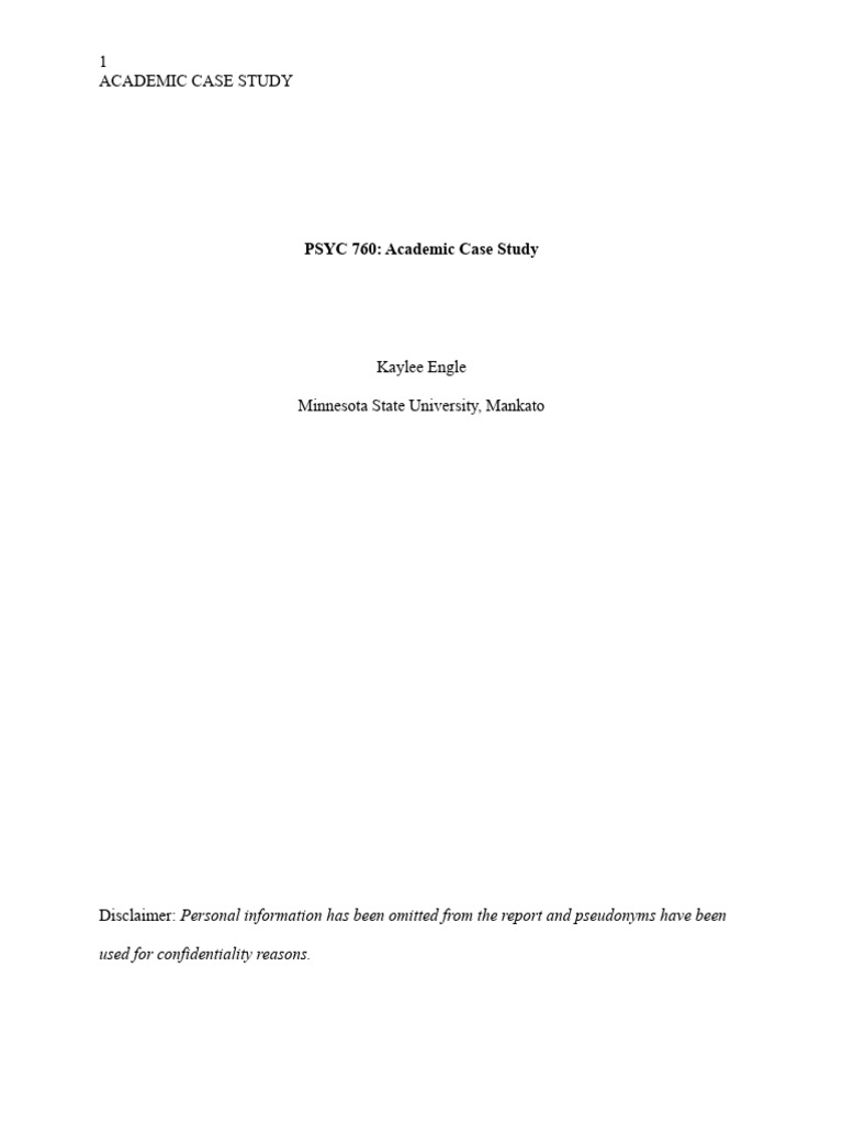 Ke Academic Case Study | PDF