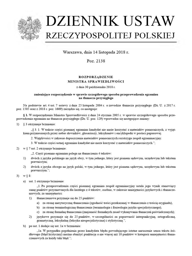 2022 Rozp. Egzamin ZMIENIAJACY | PDF