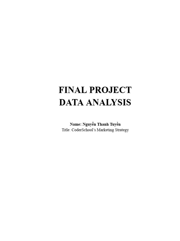 CoderSchool's Audience Insights | PDF