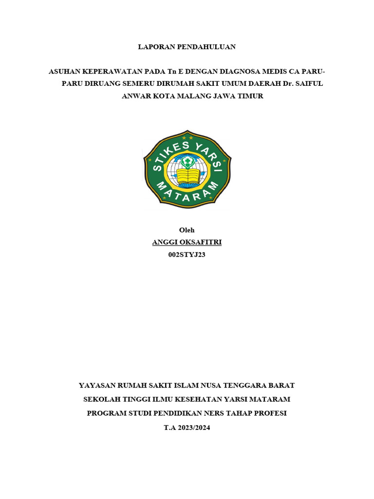 LP Ca Paru-Paru | PDF