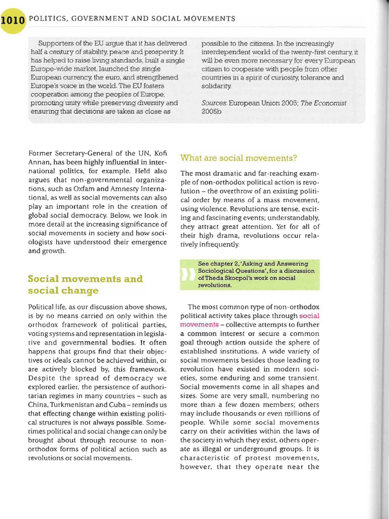 Giddens | PDF | Social Movements | Sociology