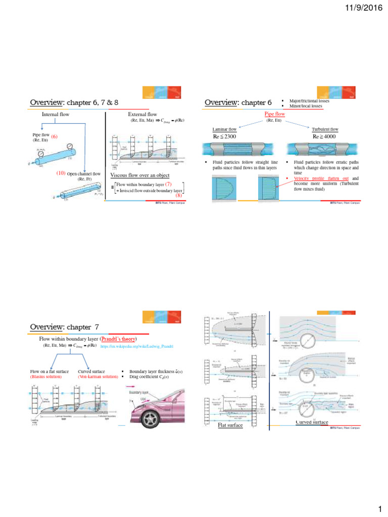 Chapter 6 Viscous Flow | PDF | Fluid Dynamics | Boundary Layer