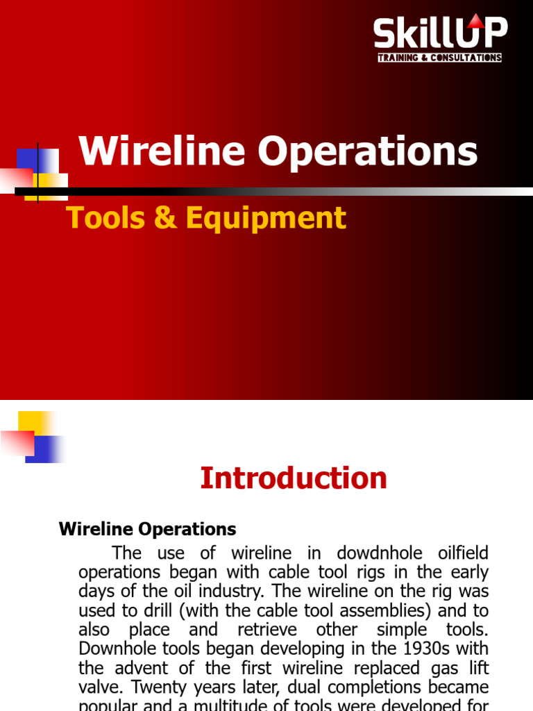 Wireline operations , drilling, geophysics | PDF | Mechanical Engineering | Manufactured Goods