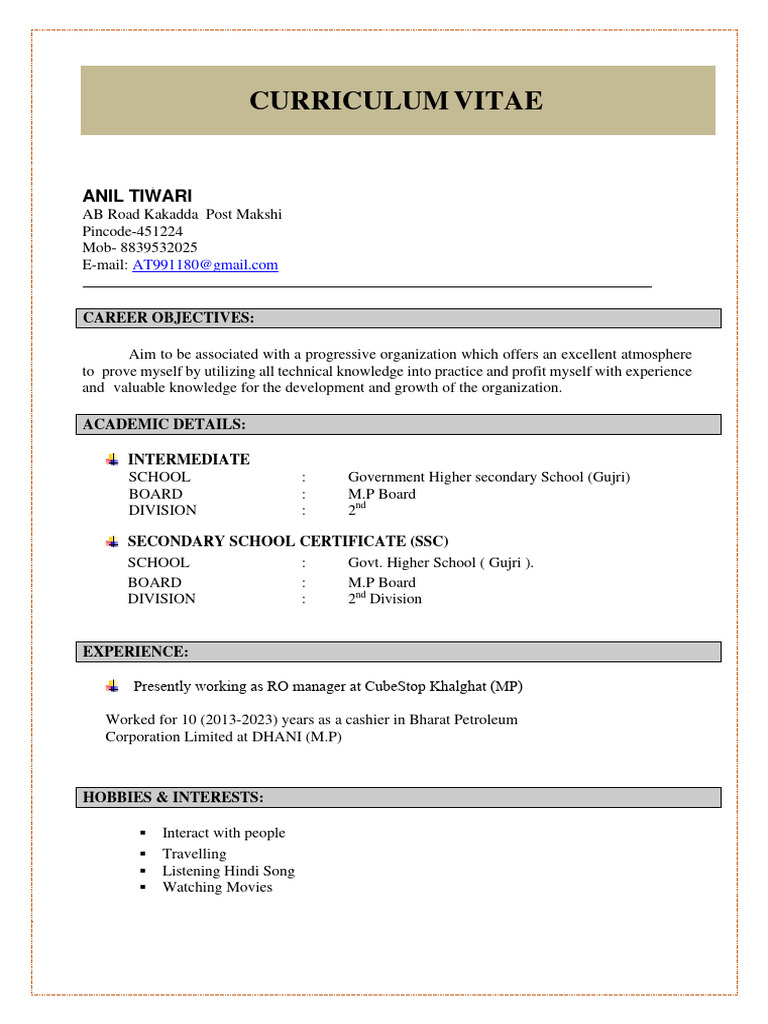 Resume Writing | PDF