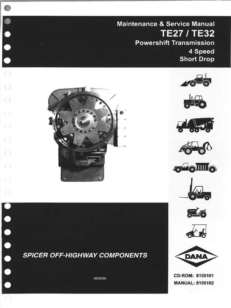 Manual de Taller Dana Te27 Te32 | PDF