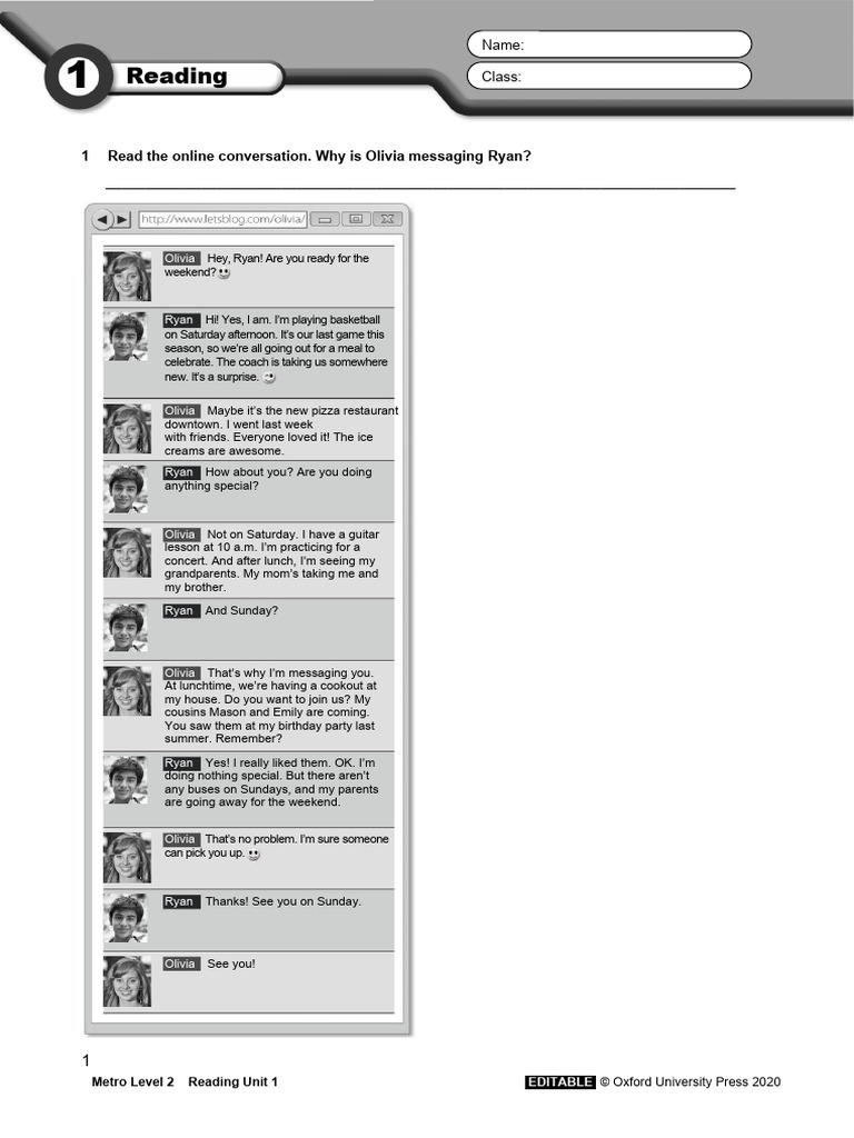 Metro Level 2 Reading Worksheet | PDF | Black Friday (Shopping)