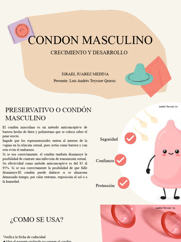 Presentación Métodos Anticonceptivos Ilustrado Colorido | PDF | Condón ...