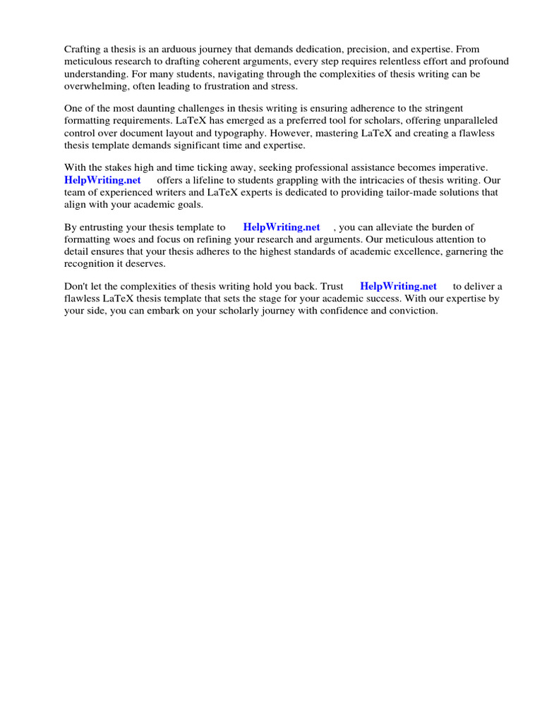 Eth Thesis Template Latex Pdf Thesis Page Layout 0154