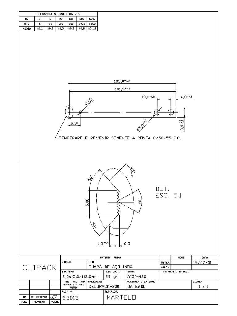Martelo Cipack-200 | PDF
