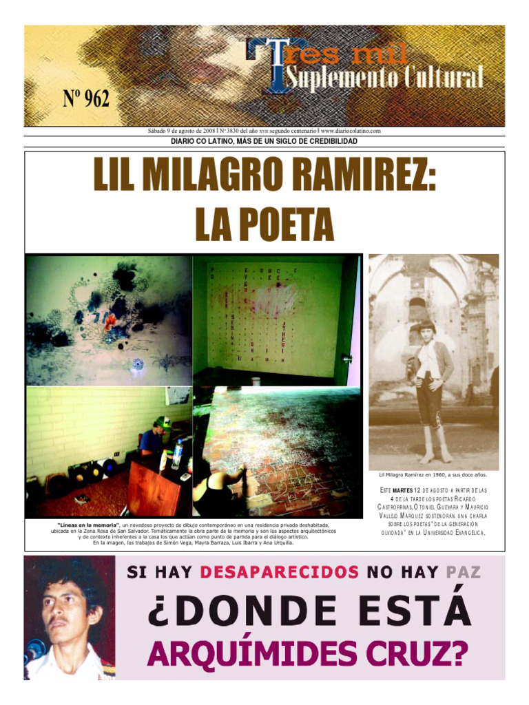 Lil Milagro Ramírez. La Poeta. | PDF