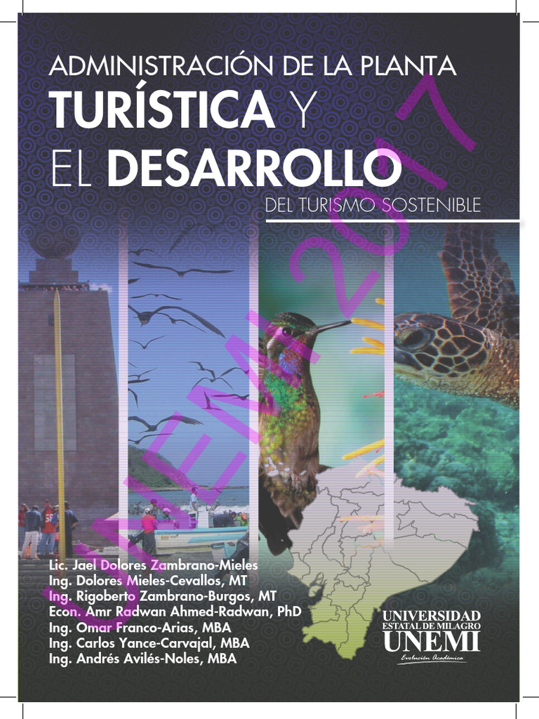 Planta Turistica Unemi 2017 Watermark | PDF | Turismo | Andes