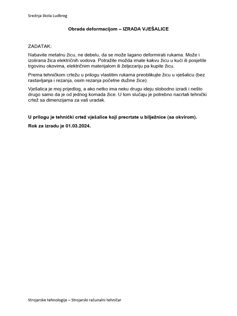 Programski Zadatak Vješalica 1A | PDF