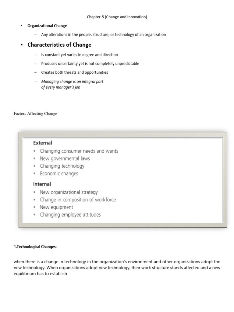 Chapter-5 all | PDF | Change Management | Leadership