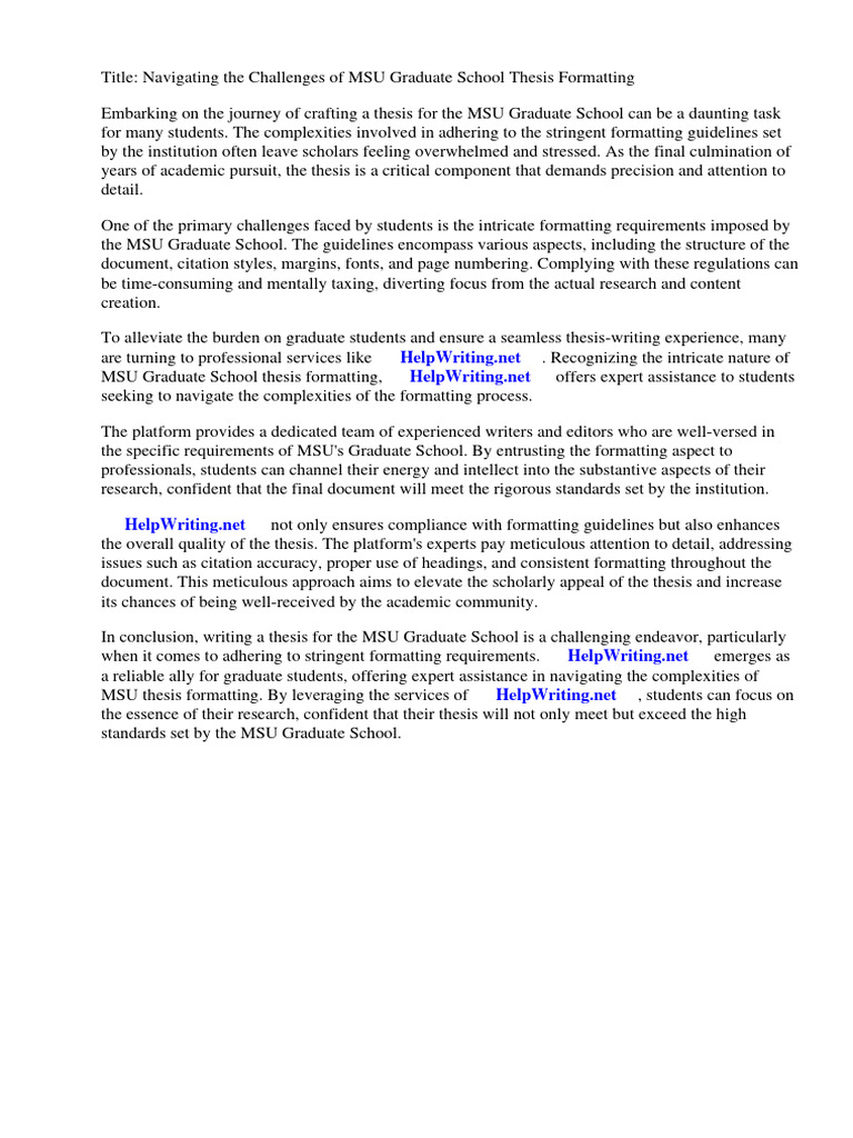 Msu Graduate School Thesis Formatting | PDF | Capacitor | Electronics