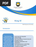 SU 1 King IV Report On Corporate Governance | PDF | Internal Audit | Audit