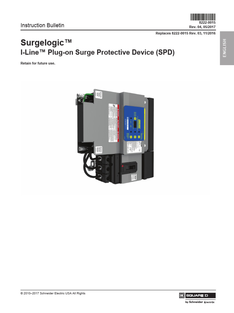 Manual Tablero I Line Square D Class 1310 | PDF | Electrical ...