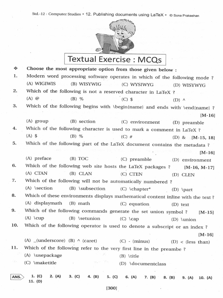 Computer Mcqs class 12 | PDF | Typography | Software